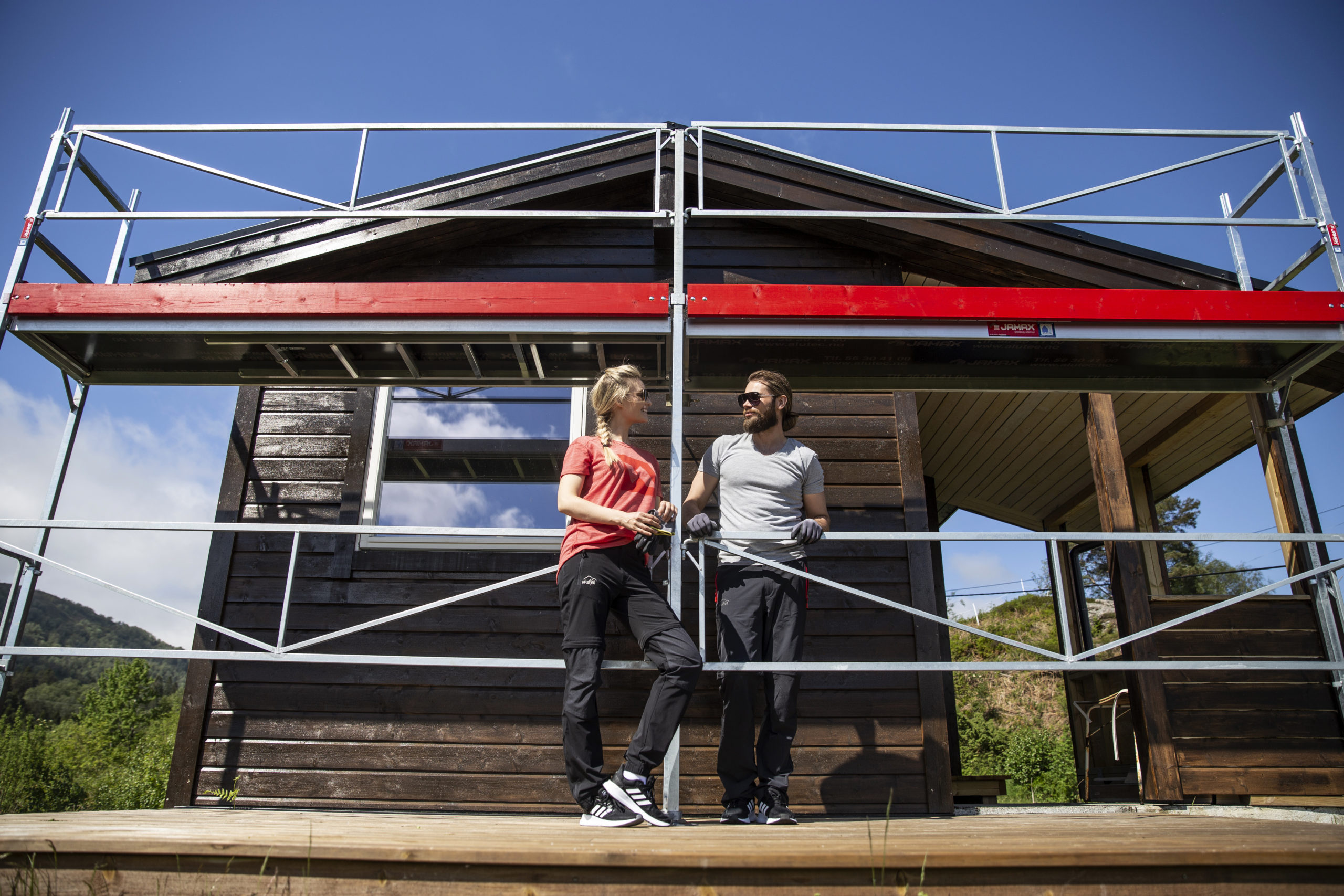 PIPE SUSPENSION FOR PLATFORM LADDER, STAINLESS STEEL - Jamax